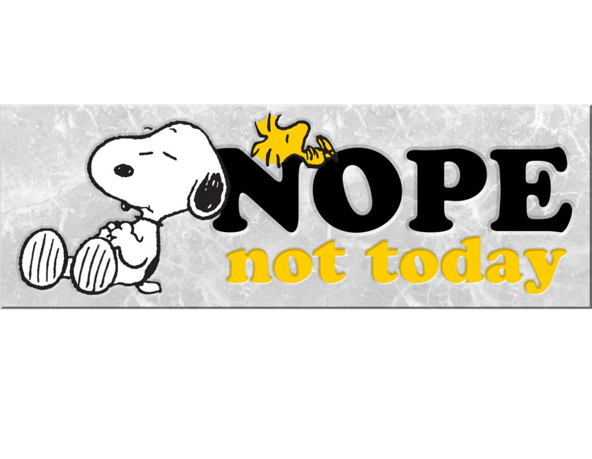 Snoopy Desk Sign – Dreams and Rainbows